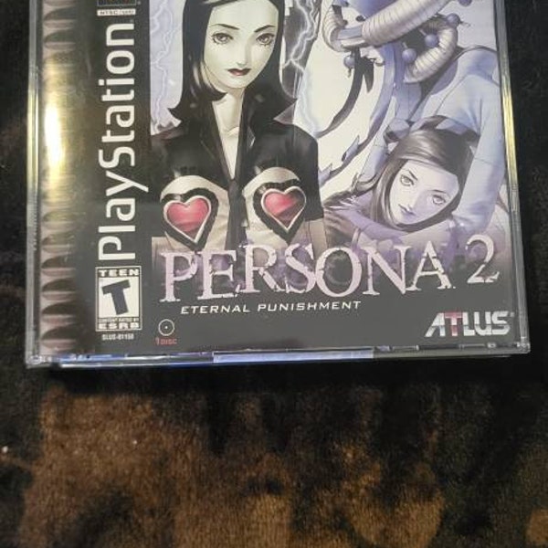 Persona 2 REPRODUCTION CASE No Disc Ps1 - Etsy