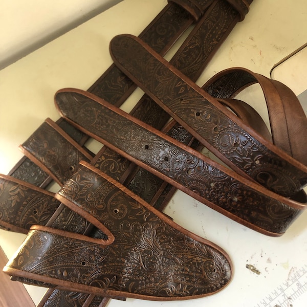 Large Beige Pigskin Leather Hides, Pig Skin Leather Hides, Beige ...