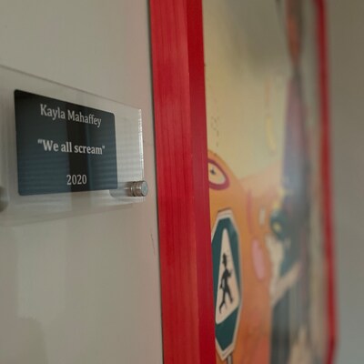 Personalized Gallery Wall Artist Placards Black Wall Placards Custom ...