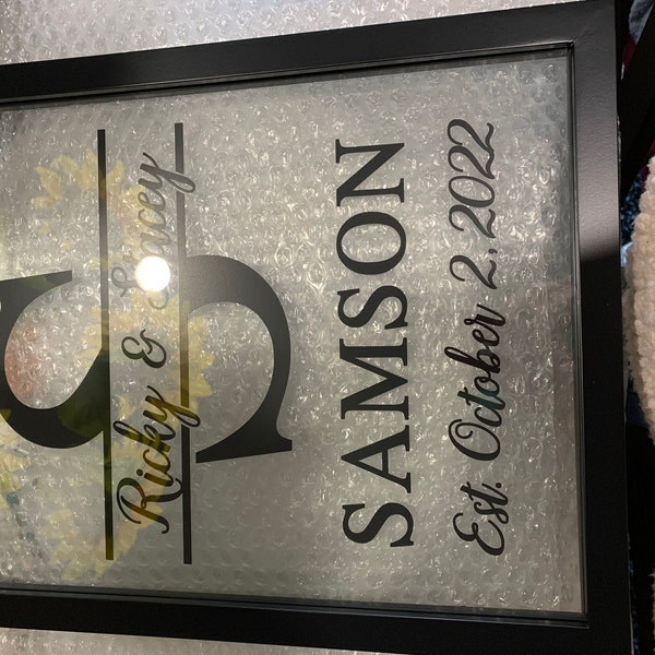 Custom Family Tree Sign - Family Tree Tile - Personalized Family Tree - Personalized Family Sign ...