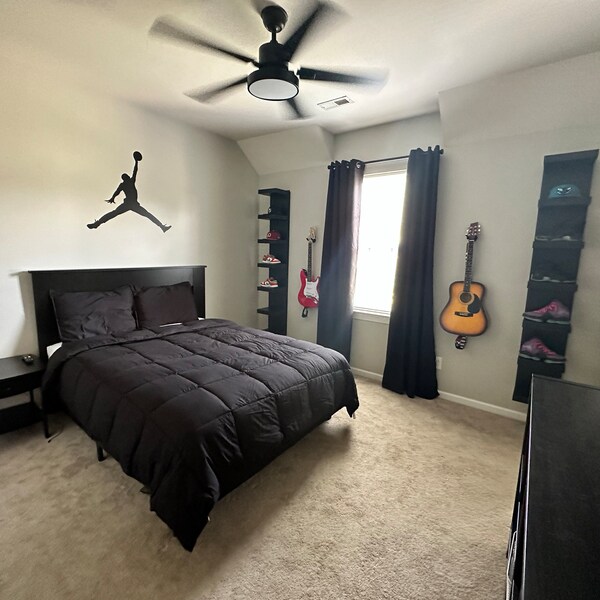 Michael Jordan Wall Decal - Jumpman Decal - Basketball Wall Decal ...