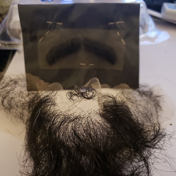 Professional Quality Fine Lace Black / Brown Pubic Hair Wig / Toupee ...