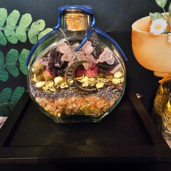 Peace & Calm Spell Jar: Anti-anxiety Intention Bottle - Etsy