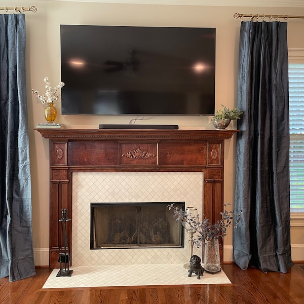 Dark Fuchsia Pink 100% Pure Silk Fabric by the Yard / Metre, 41 Inch ...