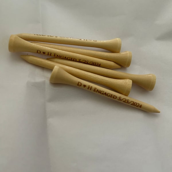 Personalized Golf Tees, Engraved Golf Tees, Engraved Golf Gift, Custom ...