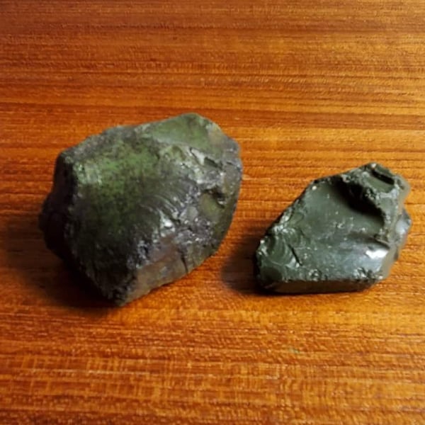 Green Obsidian Palm Stone - Etsy