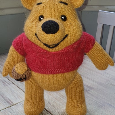 Winnie the Pooh Knitting Pattern Knitted Bear Winnie the Pooh Bear ...