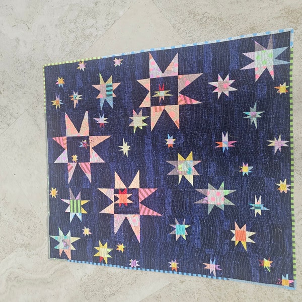 Twisted Star Quilt Pattern - Etsy