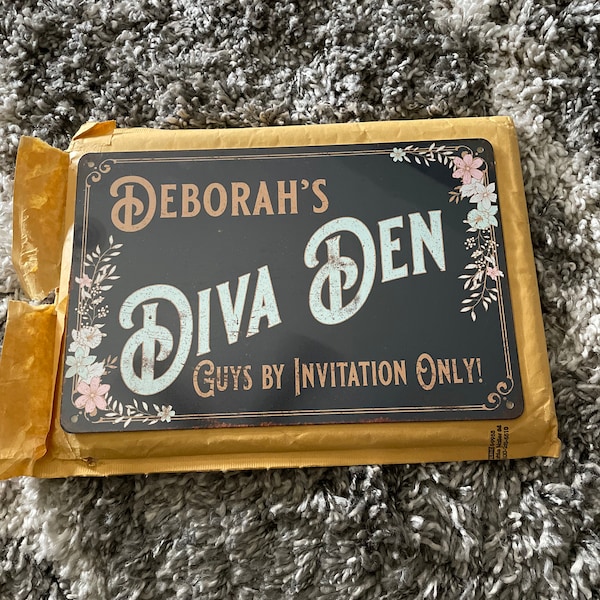 Personalized Diva Den Sign, Diva, Gift for Her, Mothers Day Gift, Gift ...