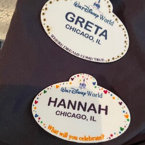 Disney World Name Tag Magic Band Charm Cast Member Name Tag | Etsy