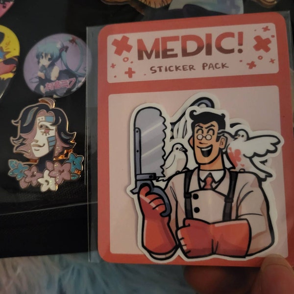 MEDIC TF2 Sticker Pack - Etsy Canada