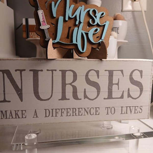 Nurse Sign, Nurse Decorations, Nurse Graduation Gift for Her - Etsy