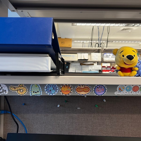 Cute Cells and Organelles Sticker Set - Etsy