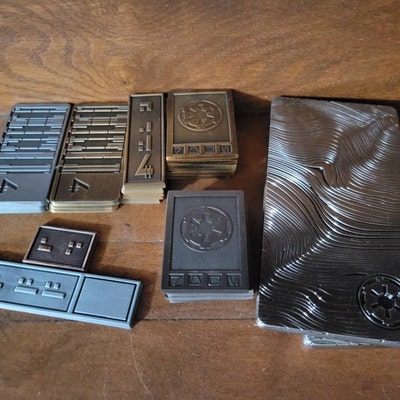 Gold Republic Credit Solid Metal Sabacc Gaming Tokens Star Wars Sabacc ...