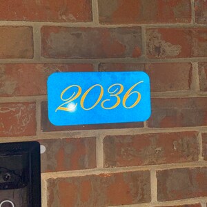8x4 Reflective Custom Address Sign - Etsy