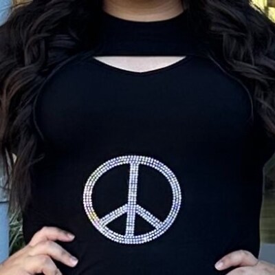 Rhinestone Iron on Transfer Fireworks Crystal Bling Design Make Your ...