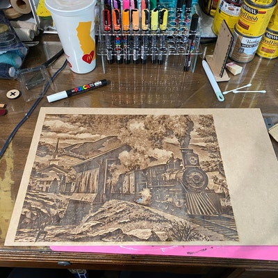 Digital Laser Cut File TRAIN Laser Cut Files for Glowforge - Etsy UK