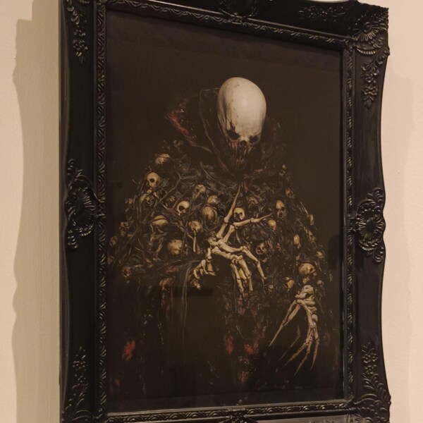 HELLBOUND Print | Gothic Horror | Horror Art | Horror Home Decor | Gothic Home Decor | Dark Art ...