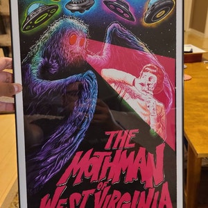 The Mothman of West Virginia Posters - Etsy