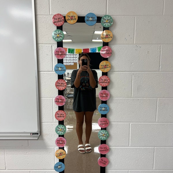 SPANISH- 24 Affirmation Cards - Bright Palette - Spanish Version - Etsy