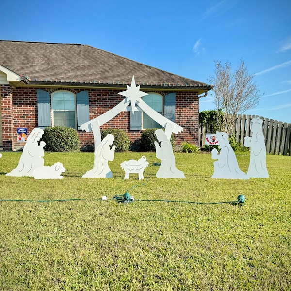 Complete Large Holy Family Nativity Set - Etsy