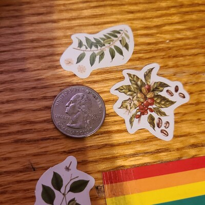 Coffee Stickers Set, Cafe Drinks Stickers Pack, Latte, Cappuccino, Tea ...