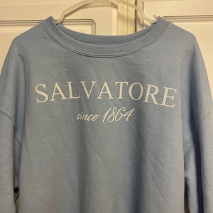 Salvatore Boarding School Merch Crewneck Sweatshirt the Vampire Diaries ...