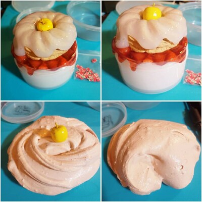 Apple Doughnut, DIY Slime, Snow Butter Slime, Apple Slime, Fall Slime ...