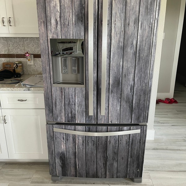 Frostwood Magnetic Fridge Skin - Part of Our Scandia Collection! Fits ...