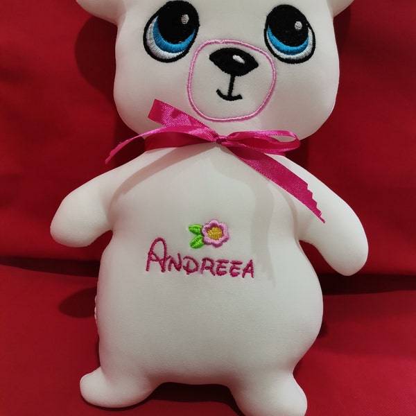 Teddy Bear Stuffie ITH Embroidery , Machine Pattern, ITH Bear Stuffie ...