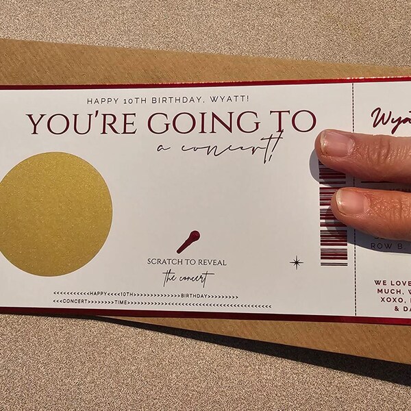 Disneyland Paris Ticket, Scratch Card, Disney Trip Announcement ...