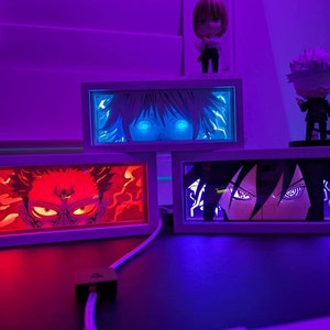 Anime Lightbox Anime Inspired Night Light Anime Inspired LED Light Box ...