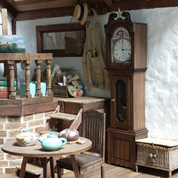 1:12 Miniature Grandfather Clock - Etsy