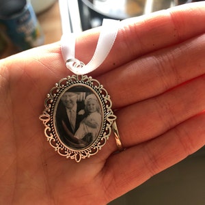 Memory Remembrance Bouquet Charm, Locket, Brooch Personalised With Any ...