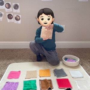 Sensory Squares 14 Types of Different Textures, Primary and Secondary ...