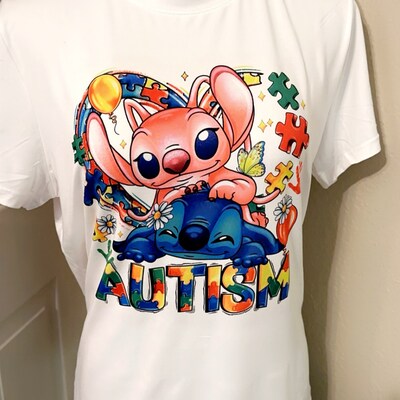 Autism Stitch With Lilo Png, Sublimation Design Download, Autism ...