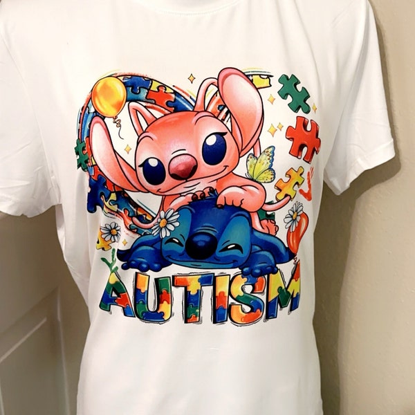 Autism Stitch With Lilo Png, Sublimation Design Download, Autism ...