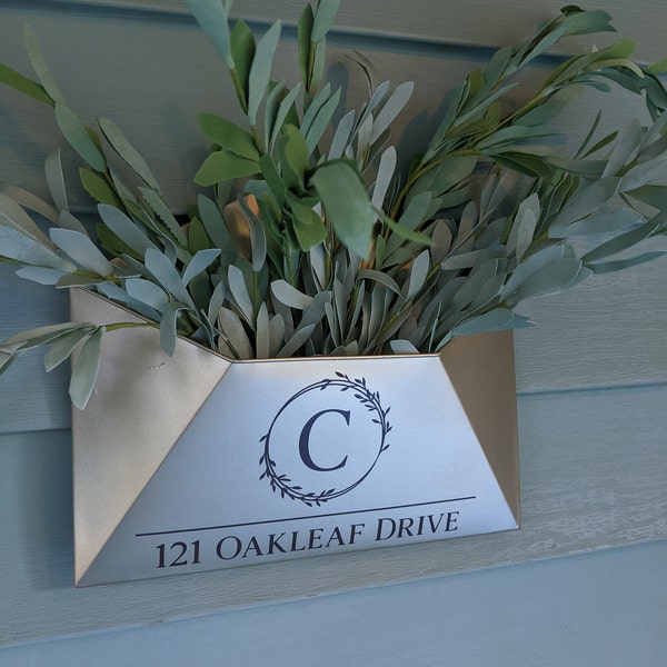 Farm House Address Mailbox Decal | Street Address | Address for Mailbox ...