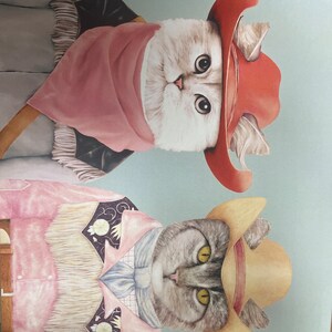 Cowboy Cats Art Print Ginger Cat Cowboys Wall Art Colorful - Etsy