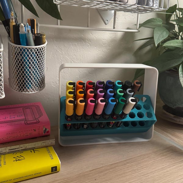 Marker Organizer for POSCA Paint Pens • 1M, 3M, 5M • Personalized Paint ...