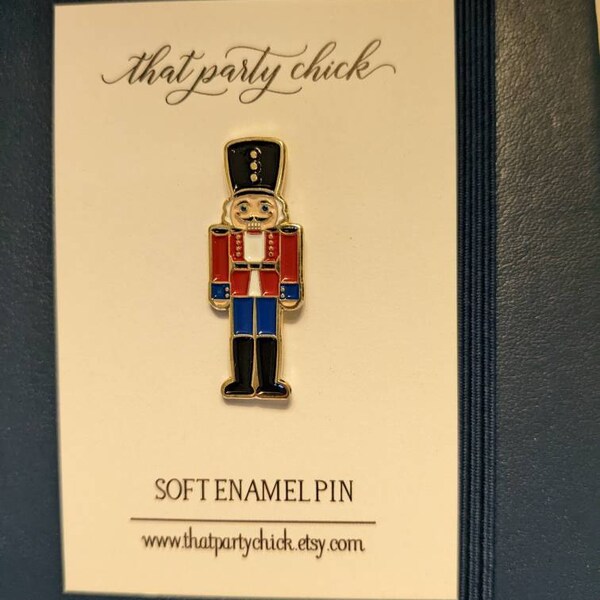 Nutcracker Soft Enamel Pin the Nutcracker Ballet Christmas - One Inch ...