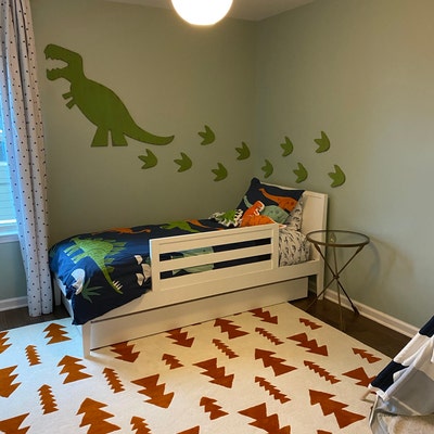 Dinosaur Room Decor Wood T Rex Wall Art Large Art - Etsy