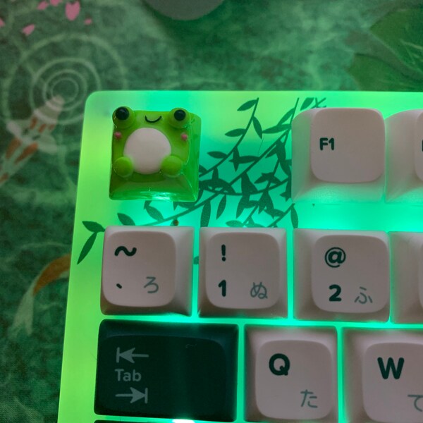 Frog Keycap Artisan | Kawaii Keycap | Cute Keycap - Etsy