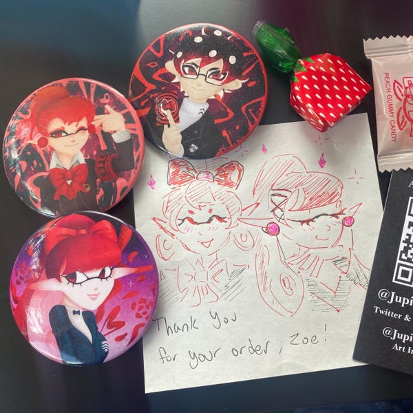 Limbus Company Boss Buttons - Etsy