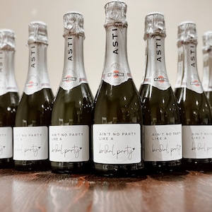 Custom Engagement Wine Label, Custom Bridesmaid Proposal Label/photo ...