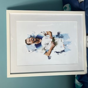 Rasmus Hojlund 2023/2024 Home Kit Poster Print - Etsy