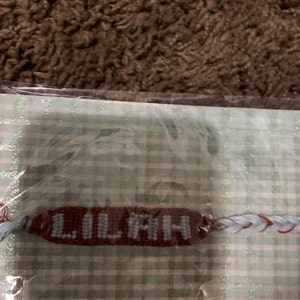 Custom Name Friendship Bracelet ONE Bracelet - Etsy