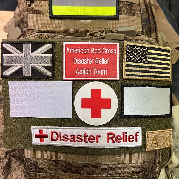 Custom 3 Lines of Text Personalized Patch With Hook and Loop Fastener ...