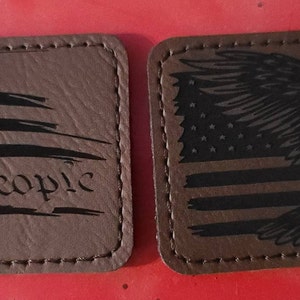 Leatherette Pocket Mirror Laserable Engravable - Etsy