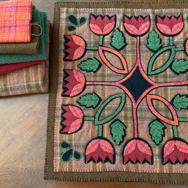 Morse Code, a Mill Dyed Wool for Rug Hooking and Appliqué, W556 ...